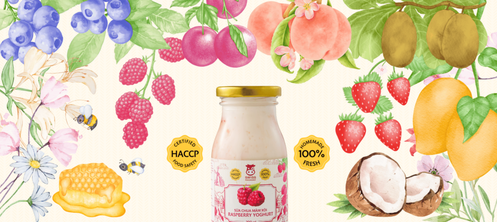 Raspberry Yoghurt Drink - SWISS YOGHURT